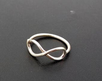 Infinity Symbol Ring Sterling Silver Infinity Ring