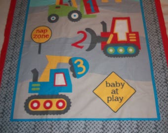 Baby quilt panel | Etsy