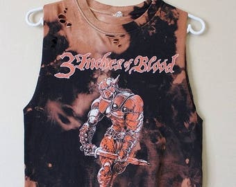 Blood splatter shirt | Etsy