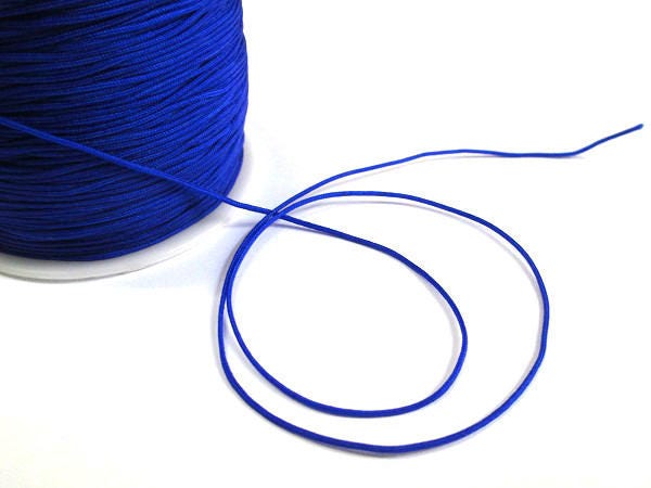 10 m nylon string blue electric 1 mm from LaBoutiqueDeMimie on Etsy Studio