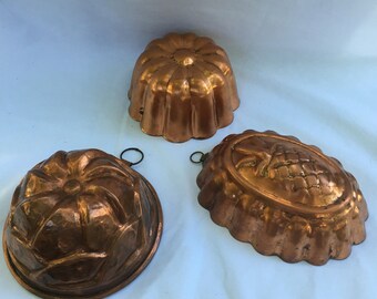 Vintage copper mold | Etsy