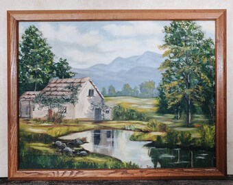 Rustic painting | Etsy