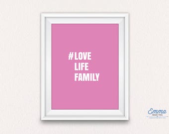 Hashtag family | Etsy