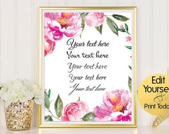 Quote template | Etsy