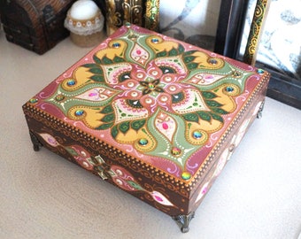 Hand painted box | Etsy