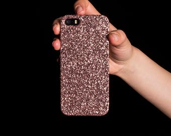 Rose gold phone case | Etsy