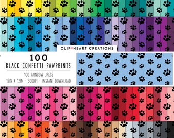 Paw print digital | Etsy