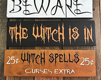 Witch is in sign | Etsy