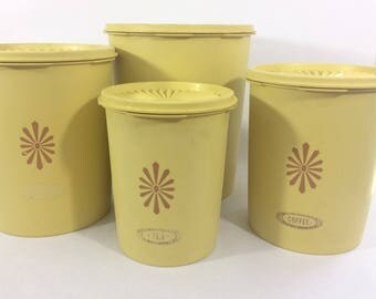 Tupperware canister | Etsy