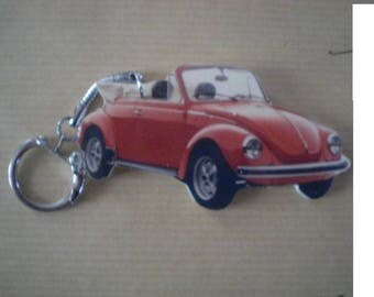 Vw beetle keychain | Etsy