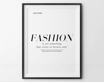 Coco chanel quotes | Etsy