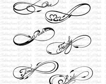 Infinity print | Etsy