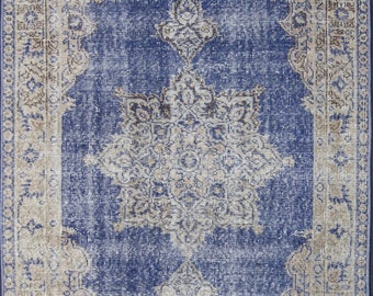 Distressed rug | Etsy