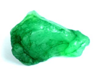 Uncut emerald | Etsy