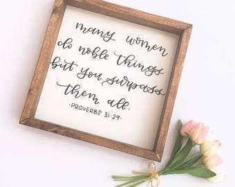 Proverbs 31 29 | Etsy