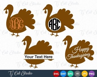 Turkey monogram | Etsy
