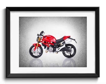 Motorcycle poster | Etsy