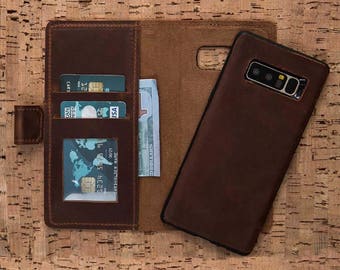 Leather note 8 case | Etsy