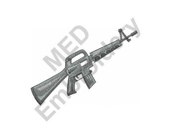 BUY 2 GET 1 FREE Barrett 50 Rifle Gun Machine Embroidery