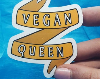Vegan sticker | Etsy