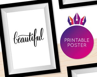 Handwritten poster | Etsy