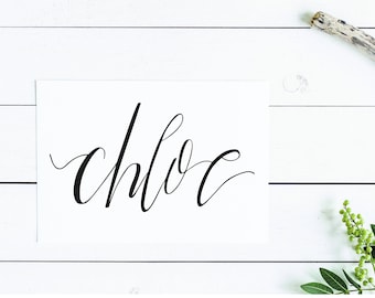 Chloe In Cursive