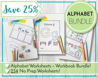 Preschool worksheets | Etsy