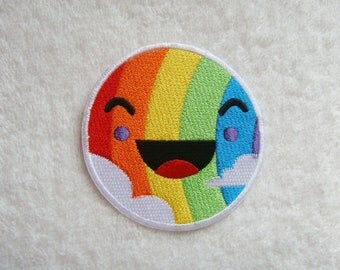 Smiley face patch | Etsy