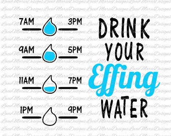 Water bottle svg | Etsy