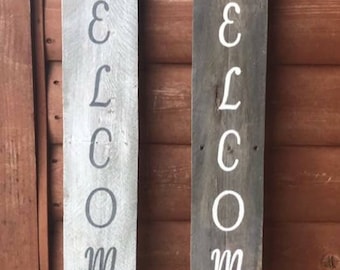 Outdoor welcome sign | Etsy