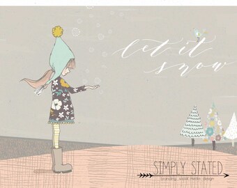 Snow printable | Etsy