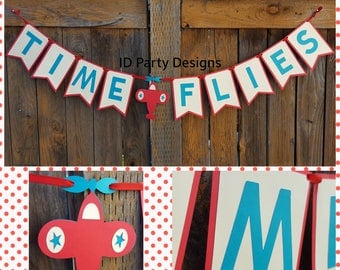 Time flies birthday | Etsy