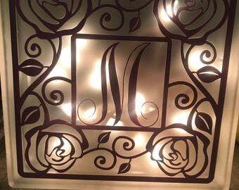 Glass block lights | Etsy