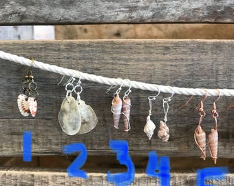 Shell earrings | Etsy