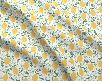 Lemon fabric | Etsy
