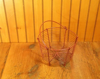 Vintage wire basket | Etsy