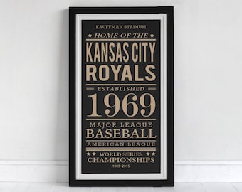Kansas city royals | Etsy