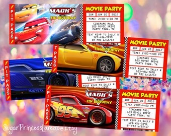 Ticket style invite | Etsy