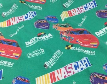 Nascar fabric | Etsy