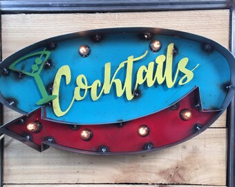 Cocktail hour sign | Etsy