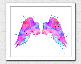 Angel wings art | Etsy