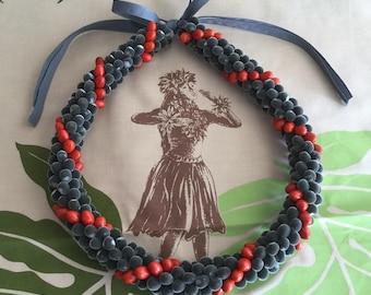 Hawaiian Ula'Ula Mgambo Seed Lei