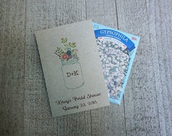 DIY Custom Seed Packets Custom Envelope Kraft Personalized