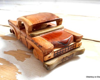 Wooden car | Etsy