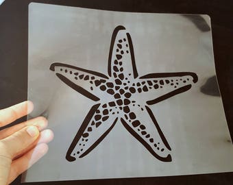 Starfish stencil | Etsy