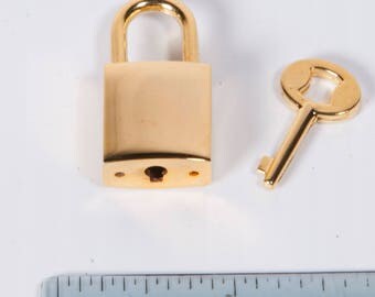 Gold lock | Etsy