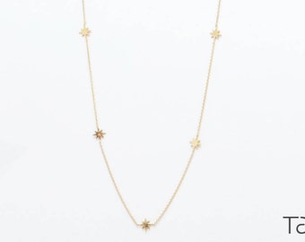 Tiny star necklace | Etsy