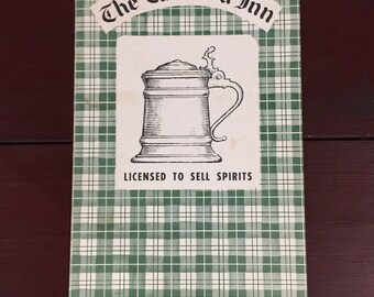 Vintage menu from The Red Carpet A Clark Restaurant Seattle