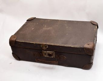 Antique suitcase | Etsy