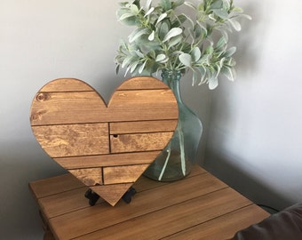Wooden hearts | Etsy